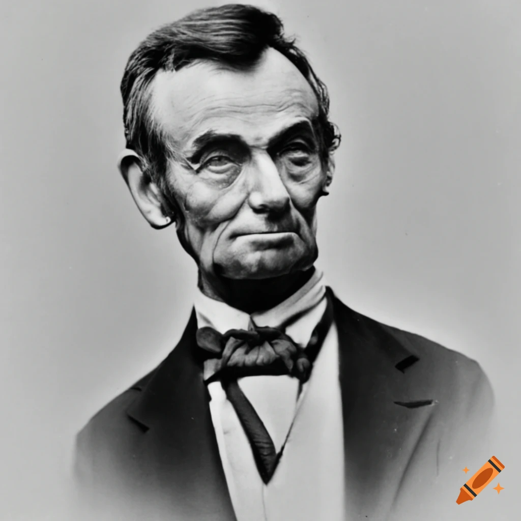 Abe lincoln holding banana