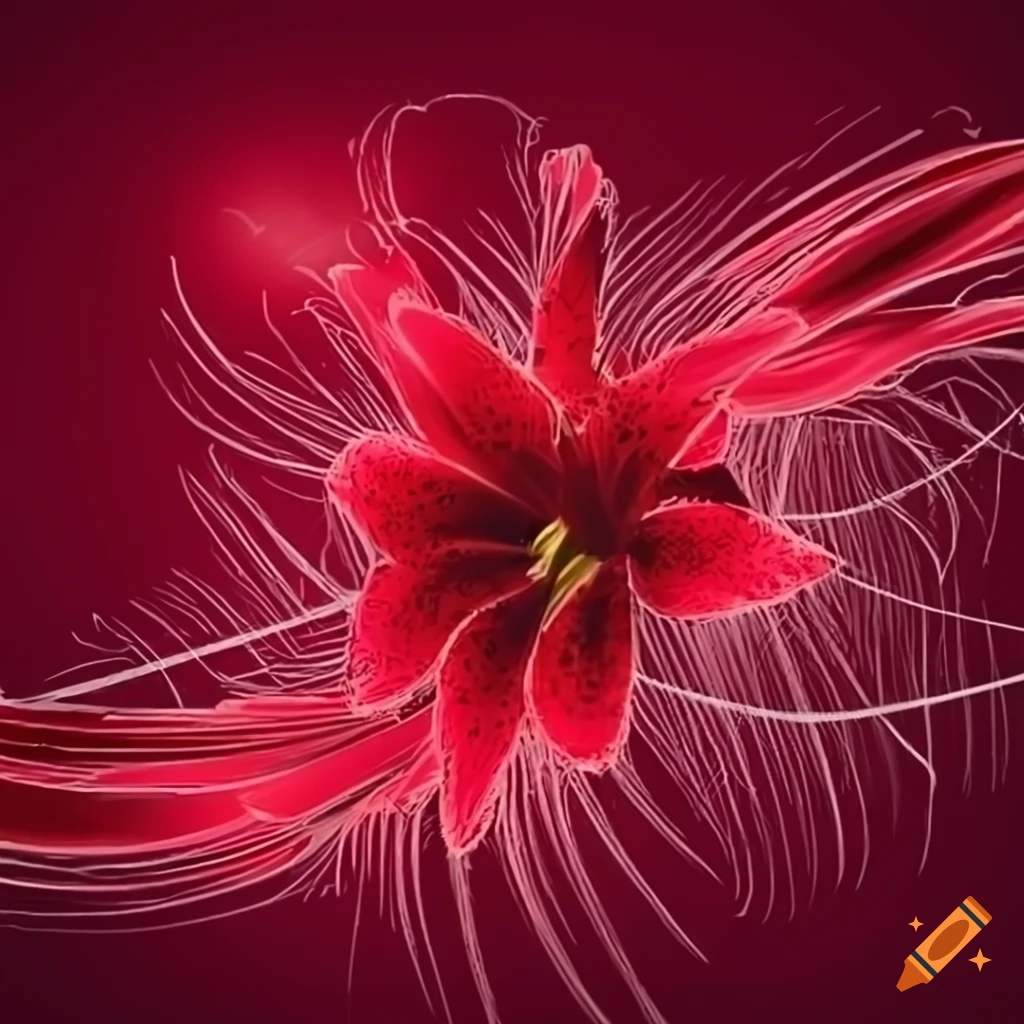 Red Lily Flower Wallpaper