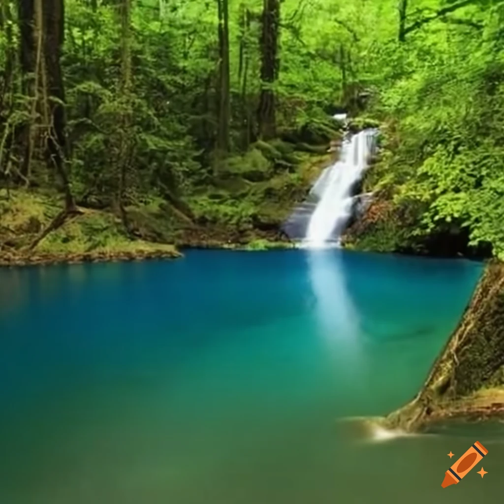 BOSQUE AZUL on Craiyon