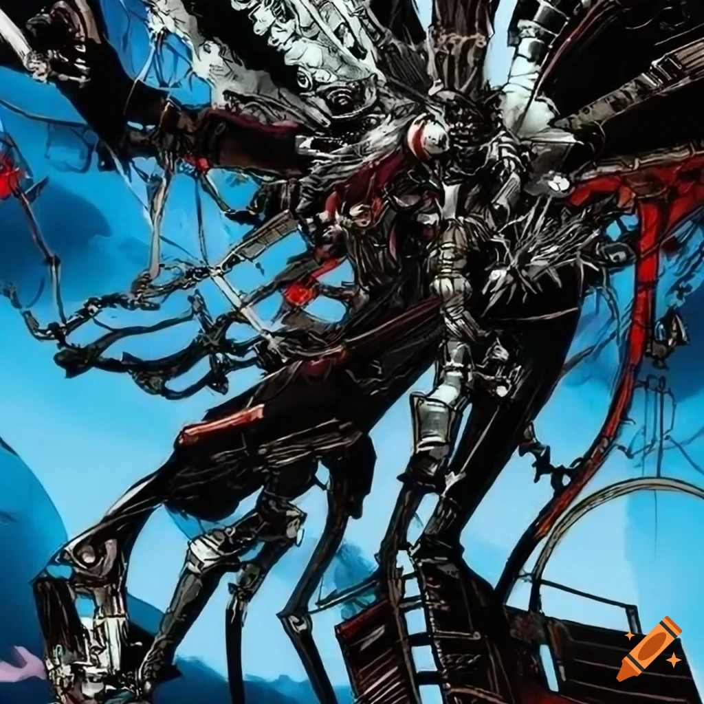 Hajime sorayama, karol bak, comic book style, art deco, yoji shinkawa ...