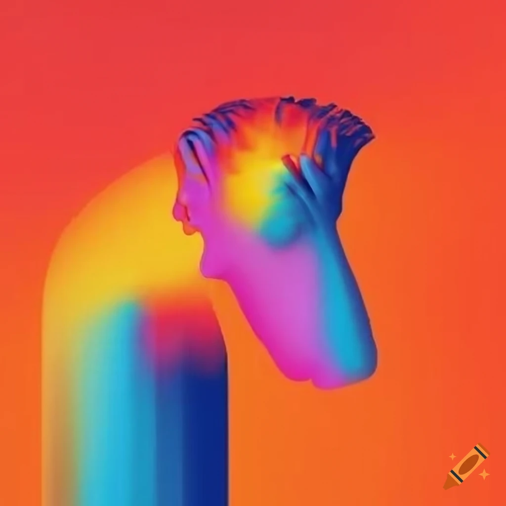 Album art in the style of peter saville