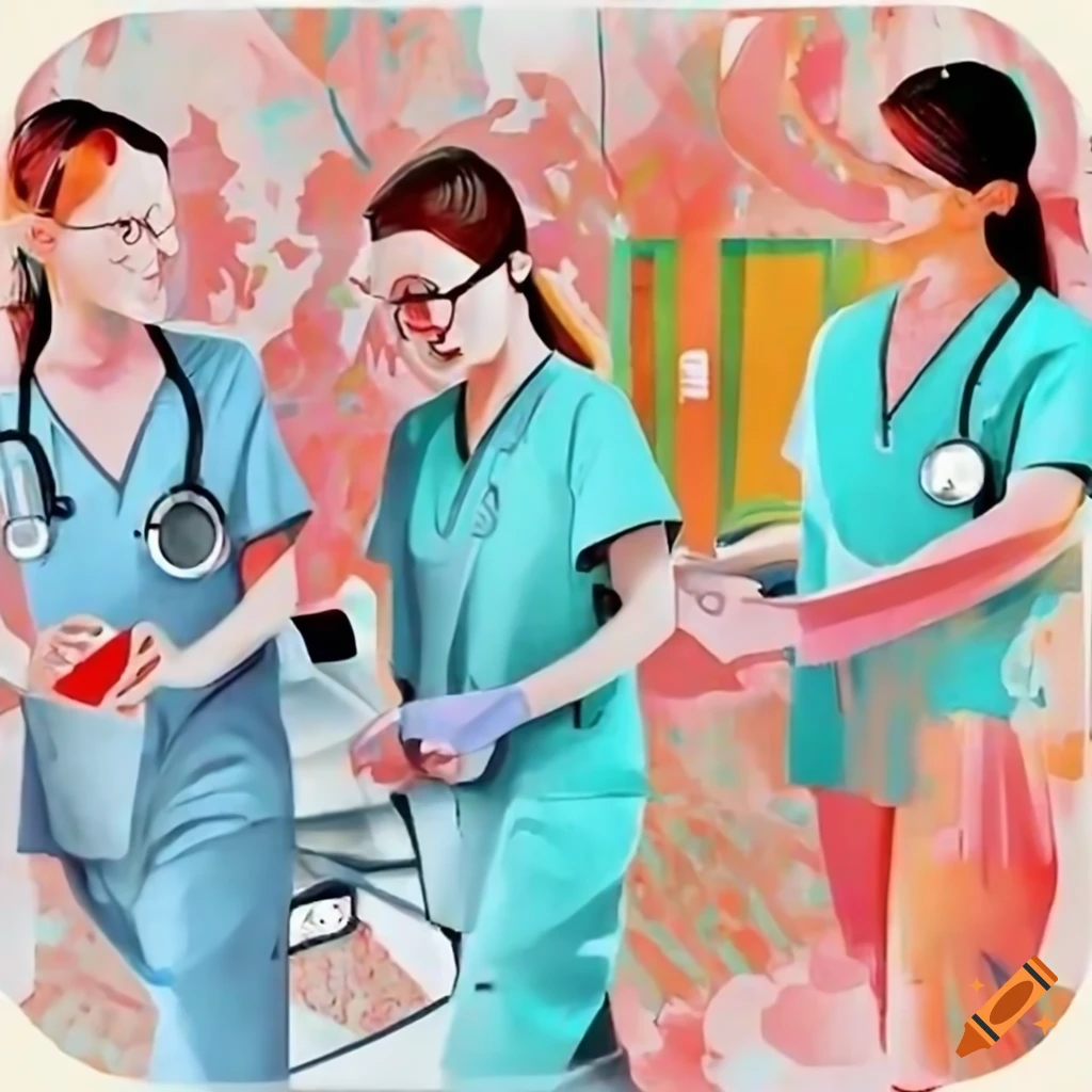The medical worker day postcard