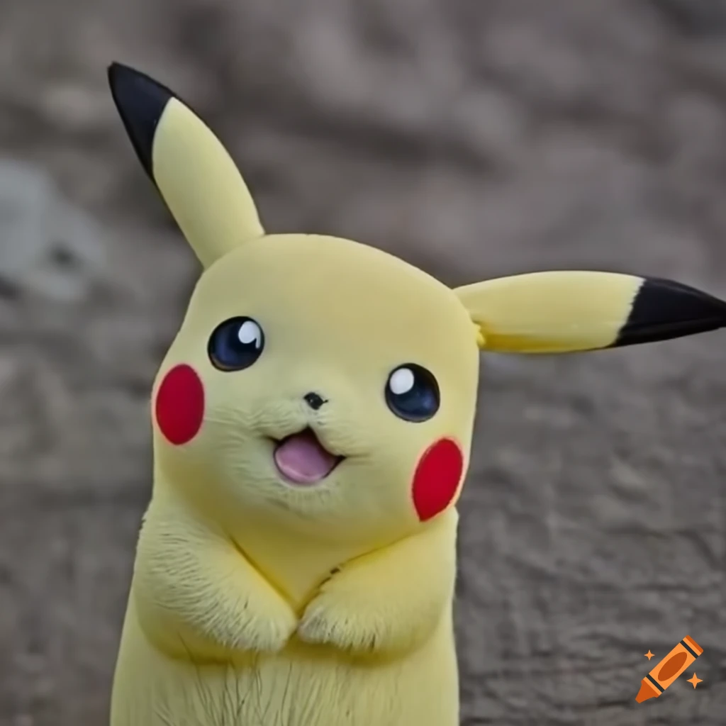 Pikachu face portrait