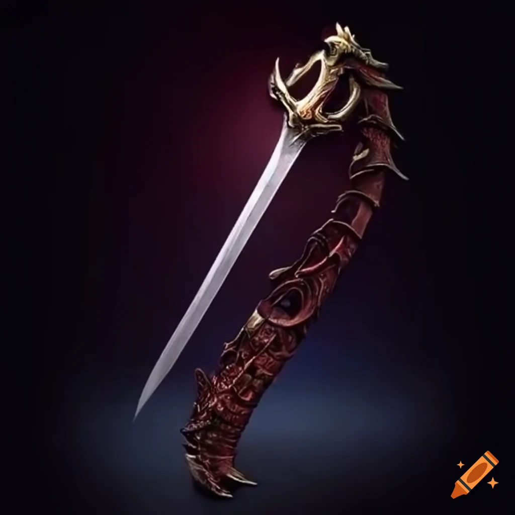 The dragon sword on Craiyon