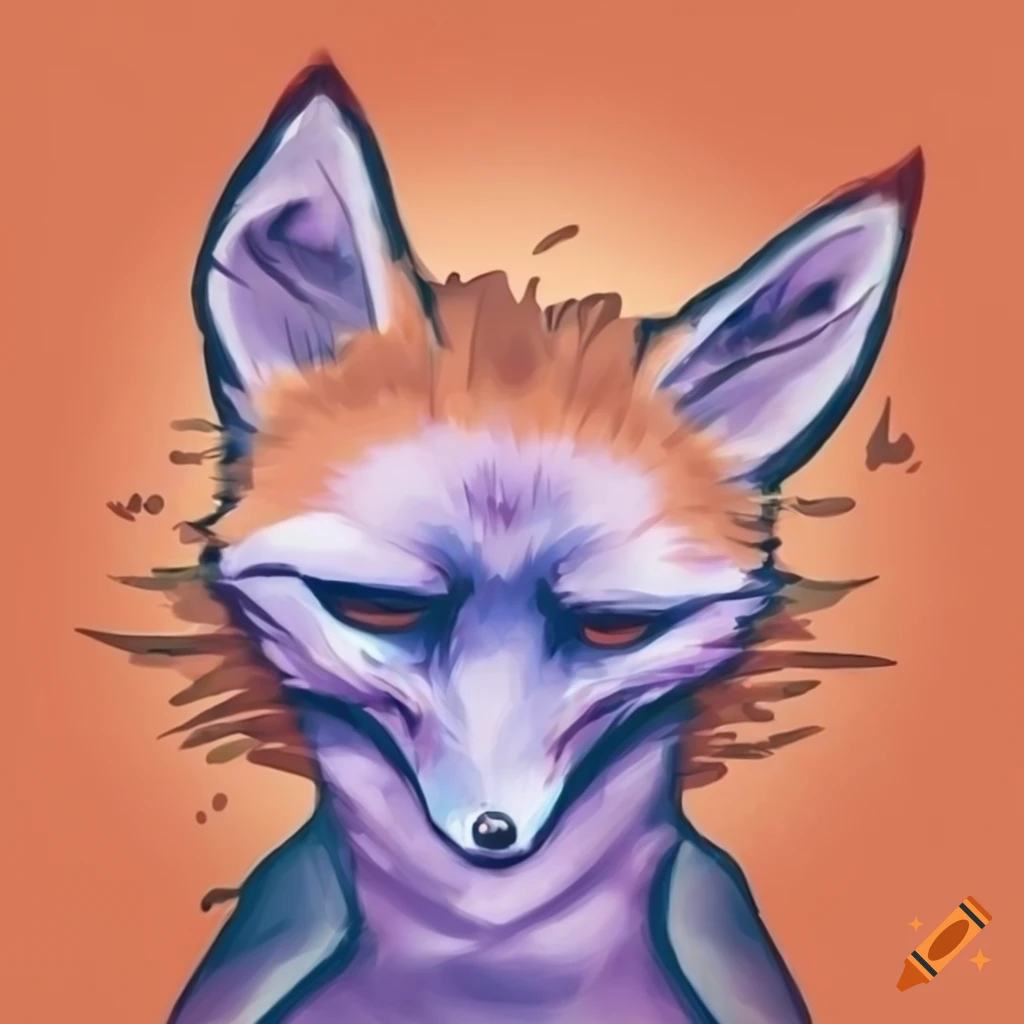 Depressed fox on Craiyon