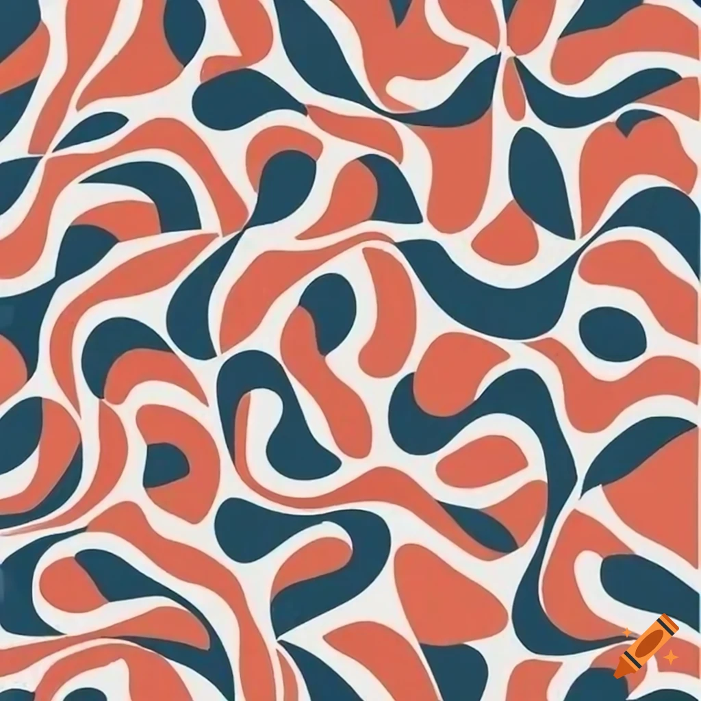 Dynamic minimalistic modern art pattern on Craiyon