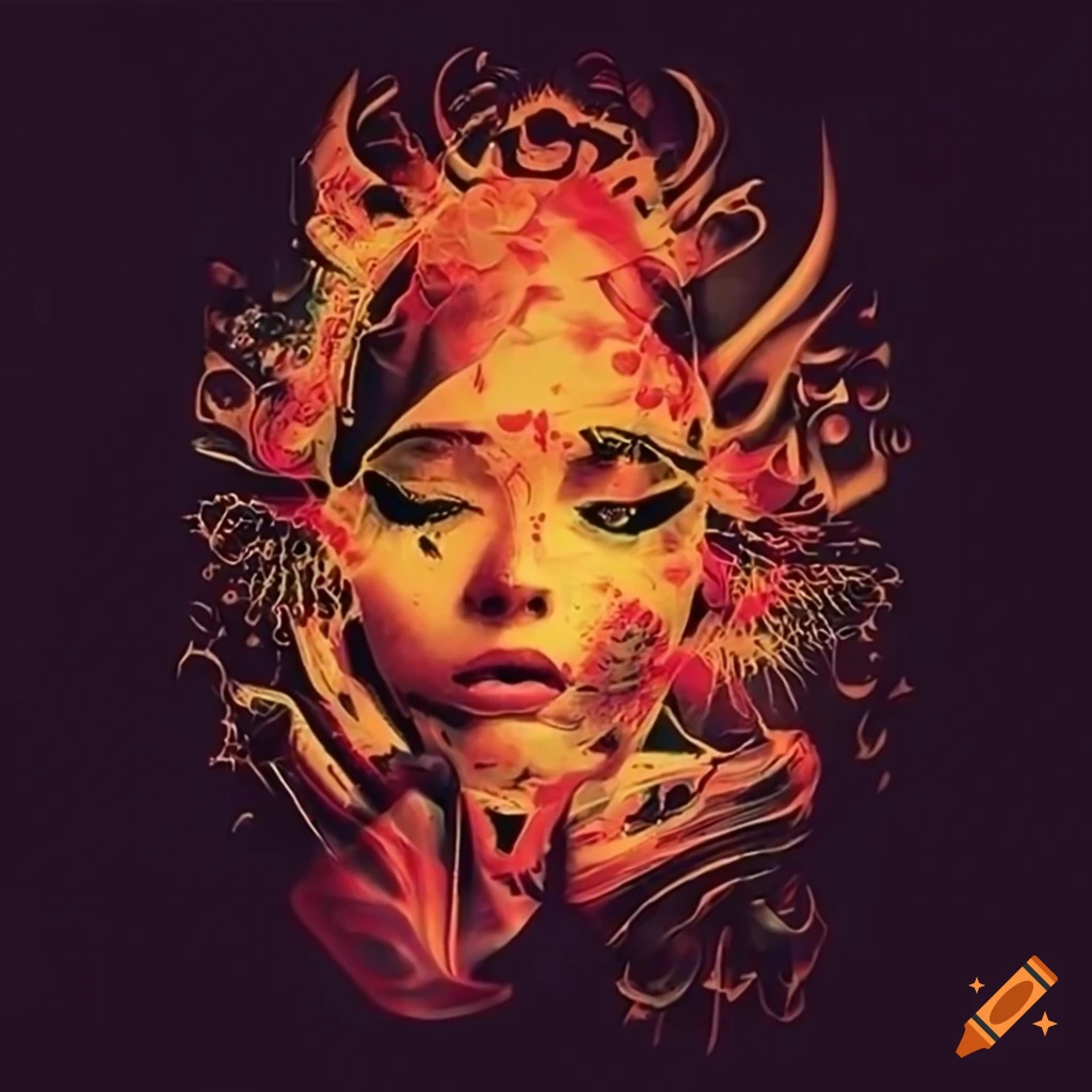 T-shirt printing designs on Craiyon