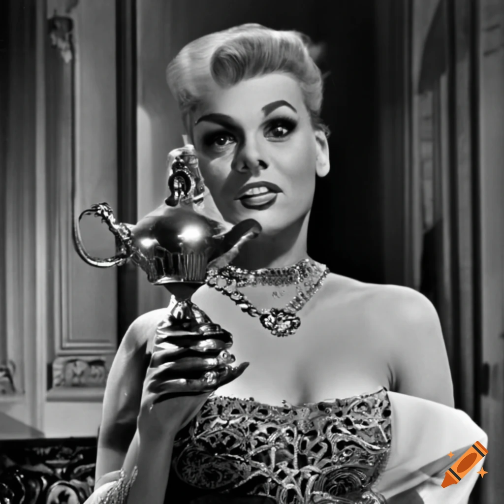 1950s Classic Film Starring Tony Curtis As A Magical Genie Kim Novak