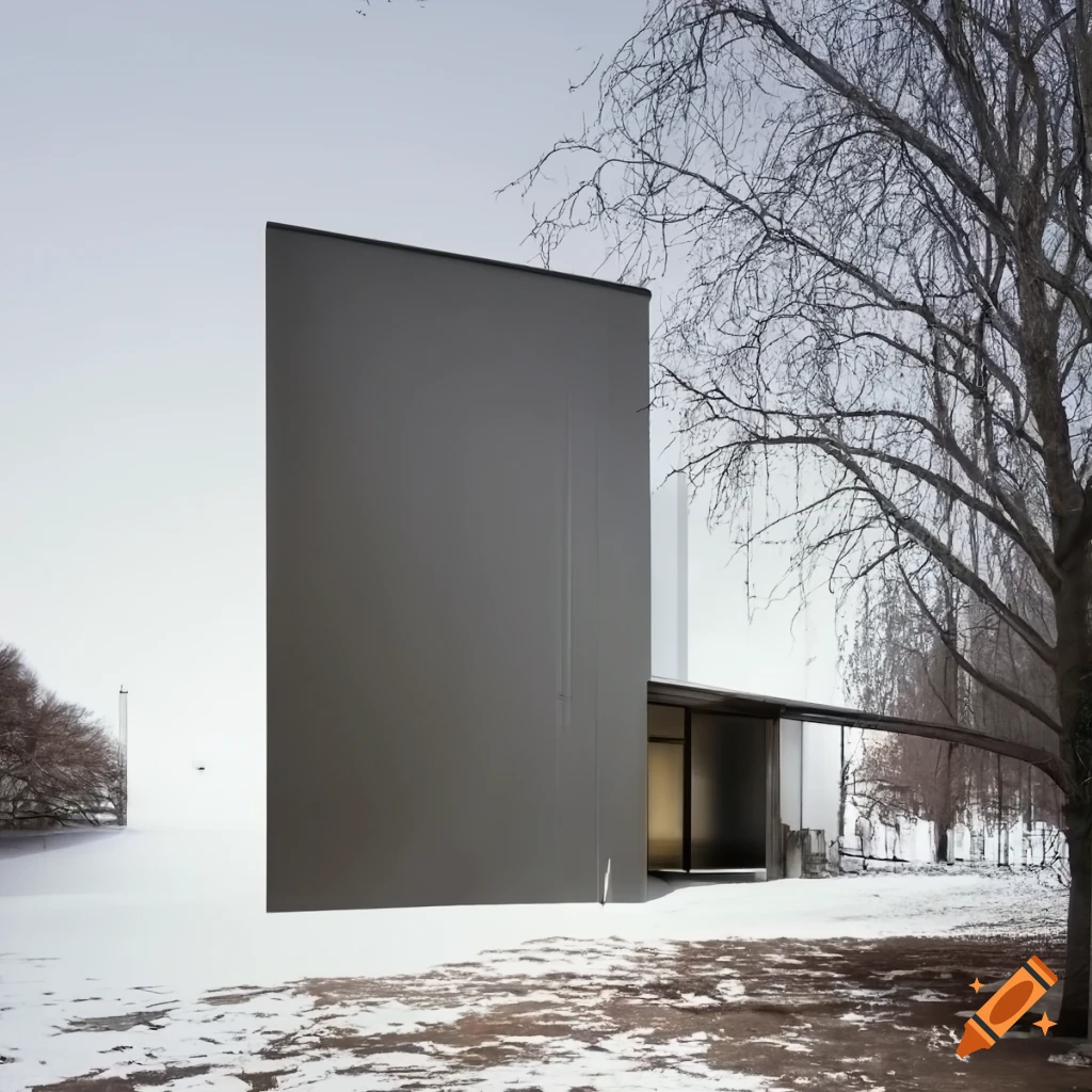Post minimalist gallery building
