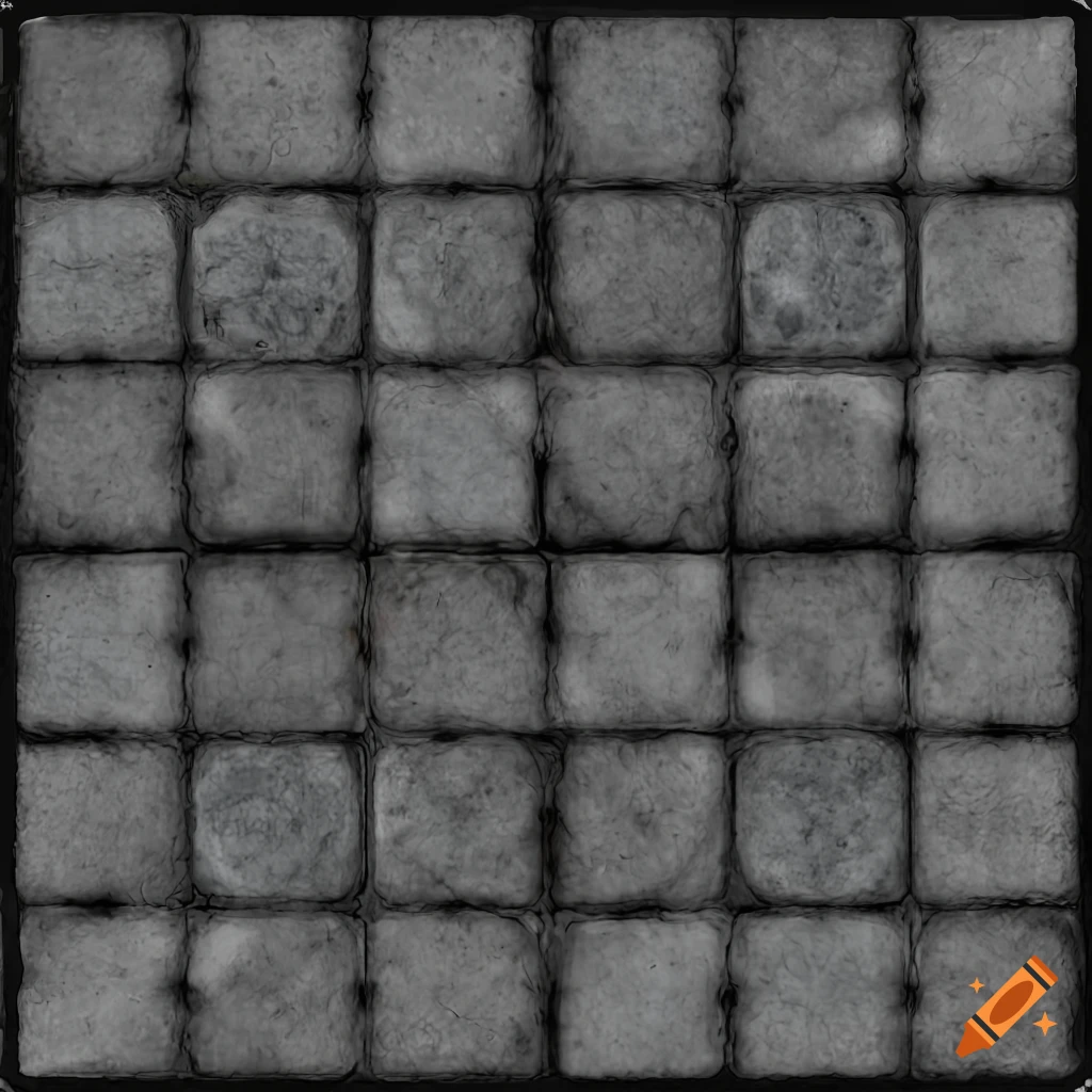 Fantasy artwork, highly detailed, 10000 iterations, square grey stone ...