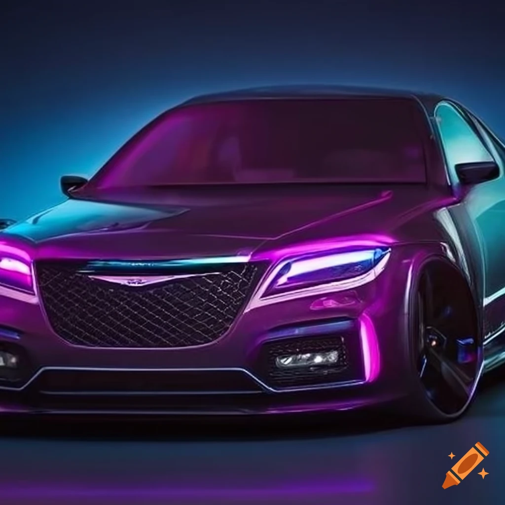 Chrysler C300 tuning future cyberpunk style on Craiyon