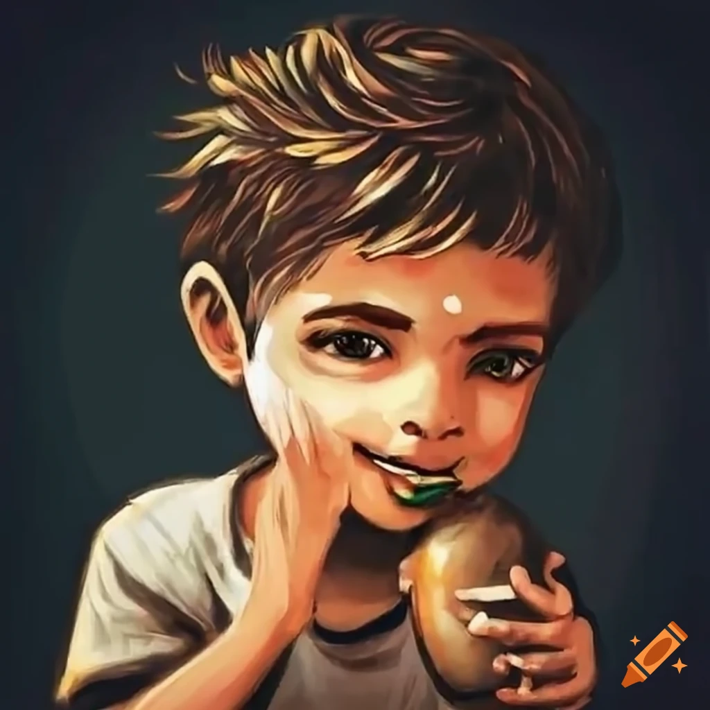 Boys playing pitthu garam