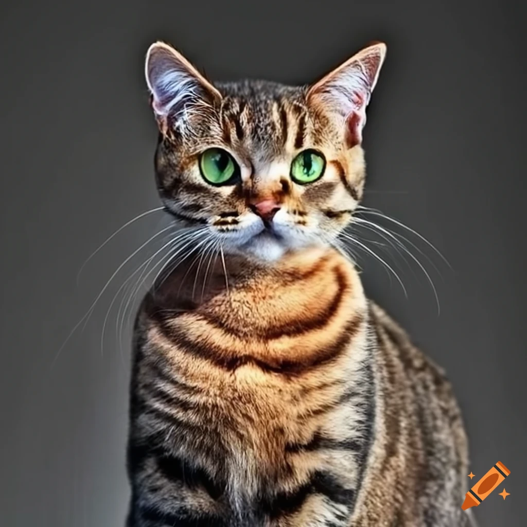Black She Cat With Amber Eyes