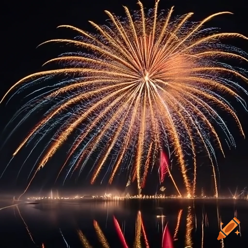 Fireworks on Craiyon