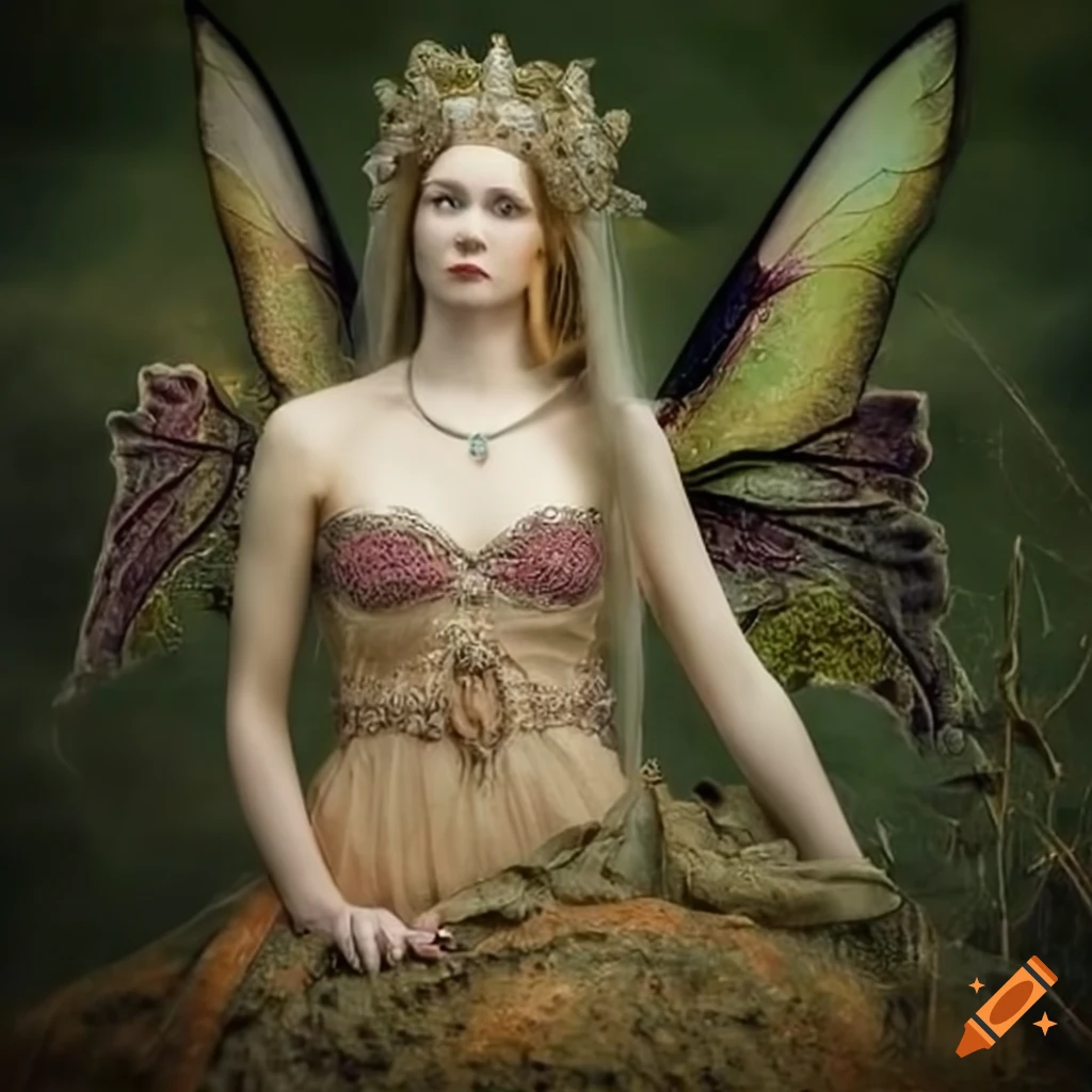 Ancient irish fairy queen on Craiyon