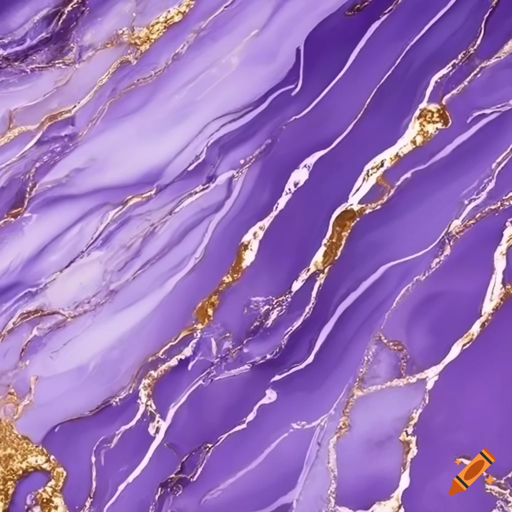 Marble with lilac color with gold