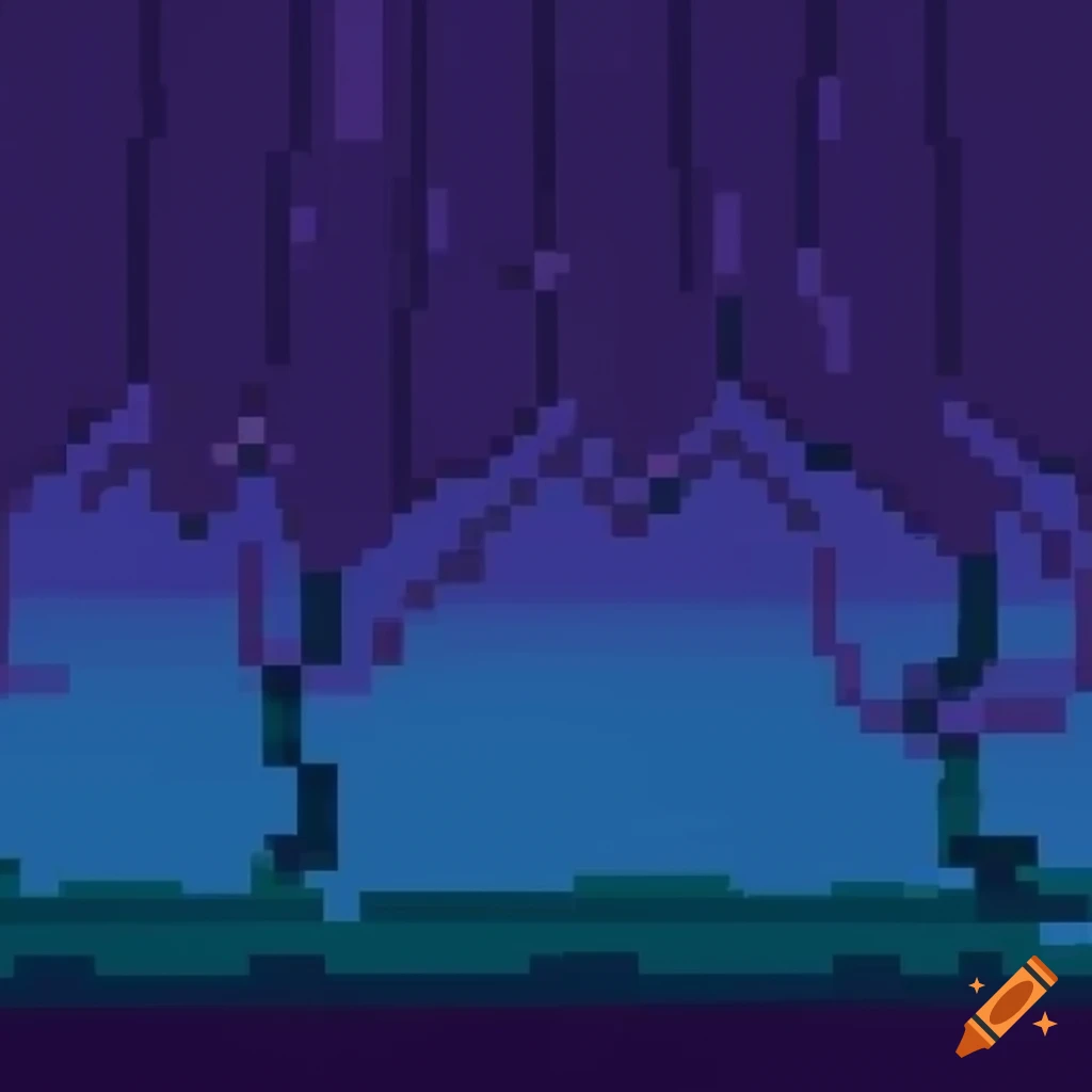 Pixel art background on Craiyon