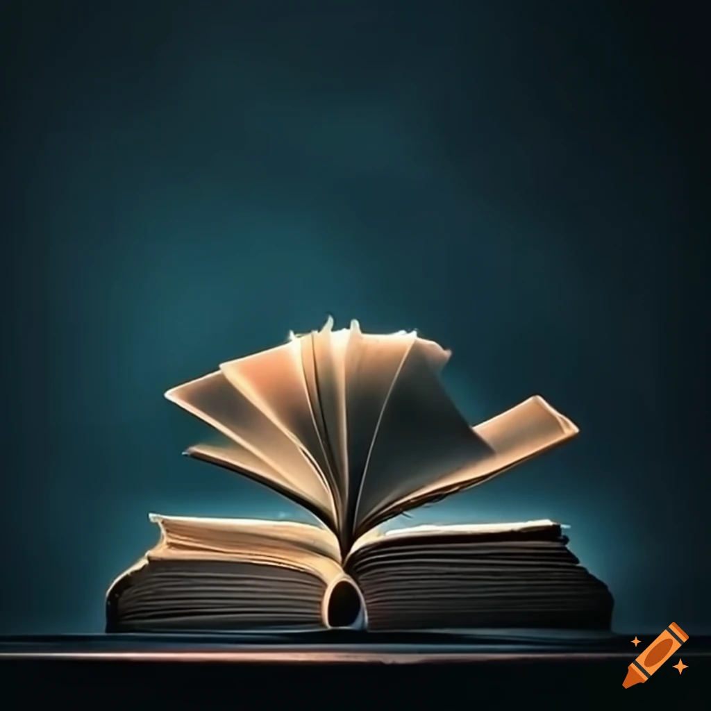 Open book on Craiyon