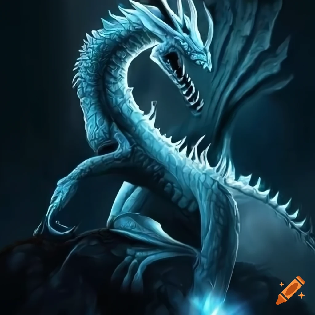 Ghost dragon on Craiyon