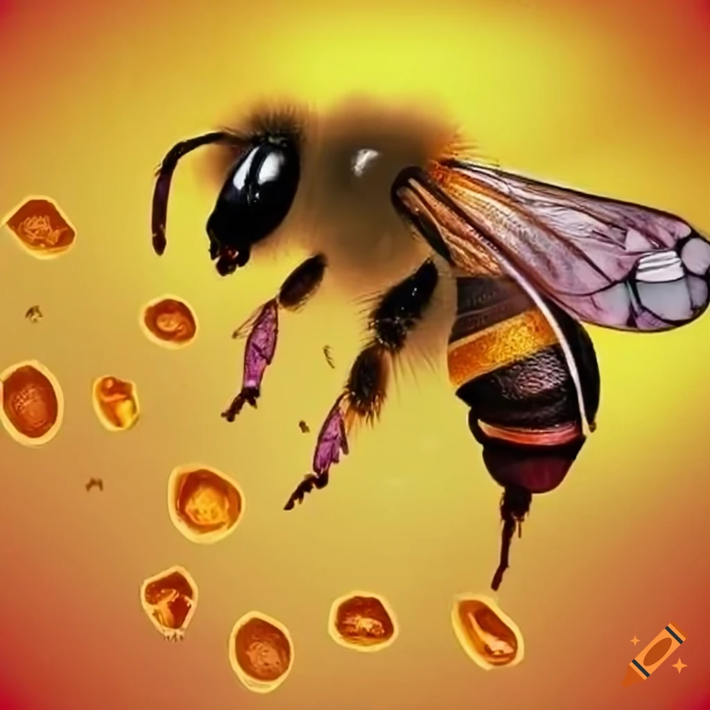 Create a captivating campaign image for the exquisite Mexican bee ...