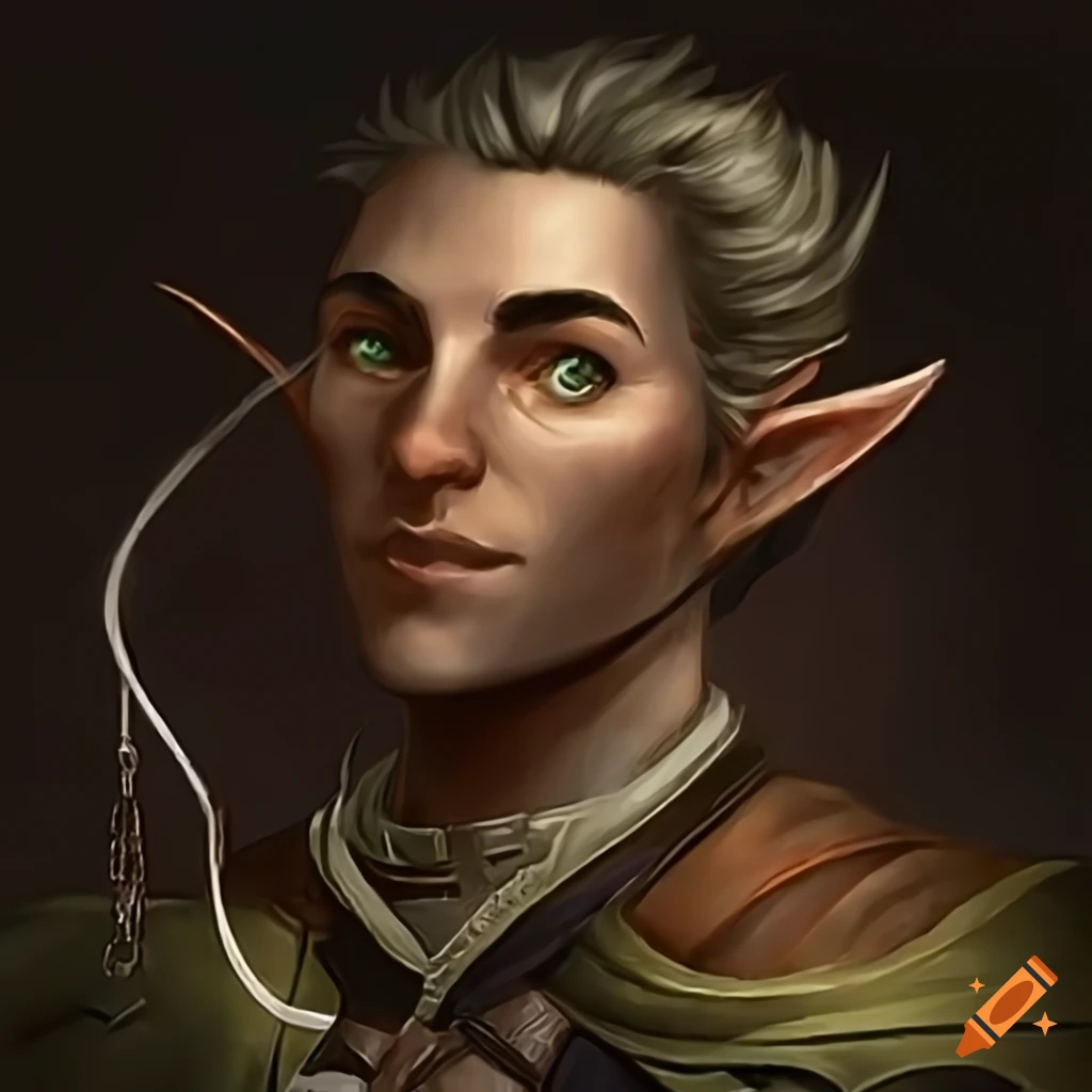 Male, elf, alchemist