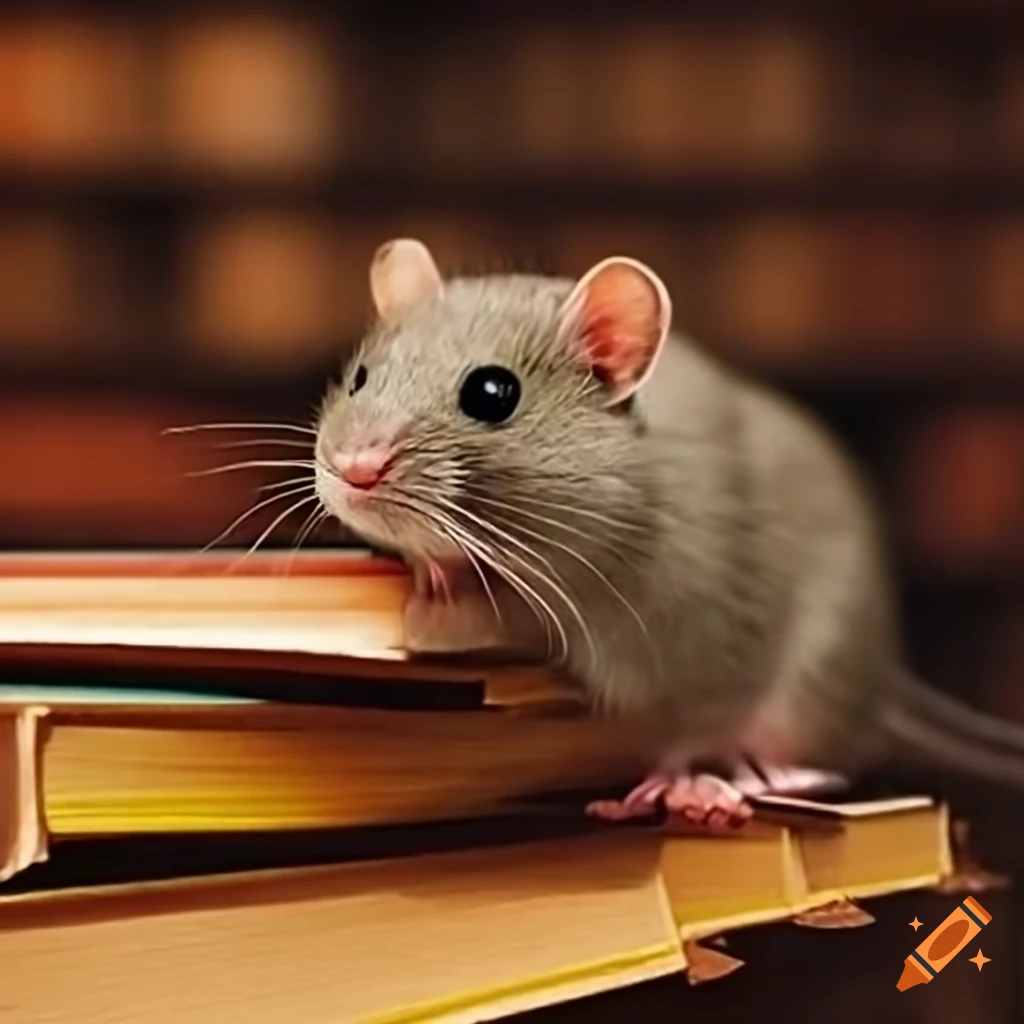 Raton de biblioteca on Craiyon