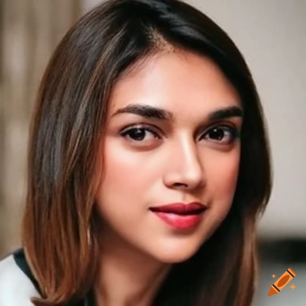 Imagine a stunning young woman with the delicate facial features of ...