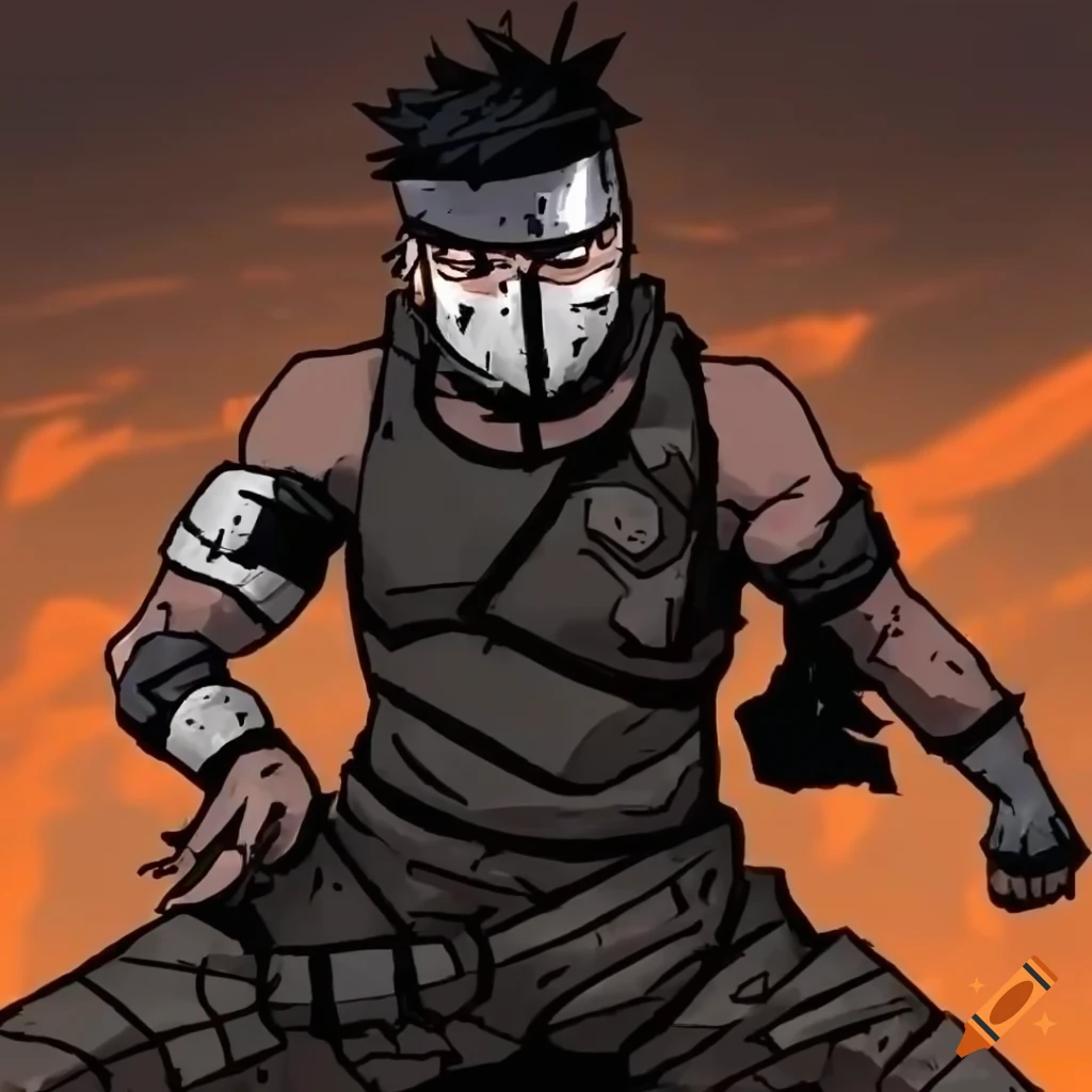 Full body zabuza from naruto by darkest dungeon