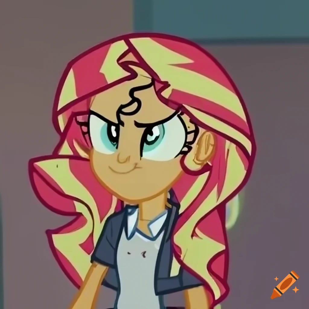 Sunset shimmer, angry