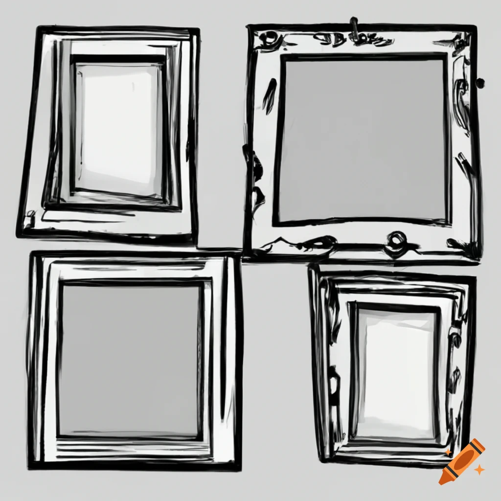 Comic book picture frame, drawing, doodle, comic, cartoon, manga