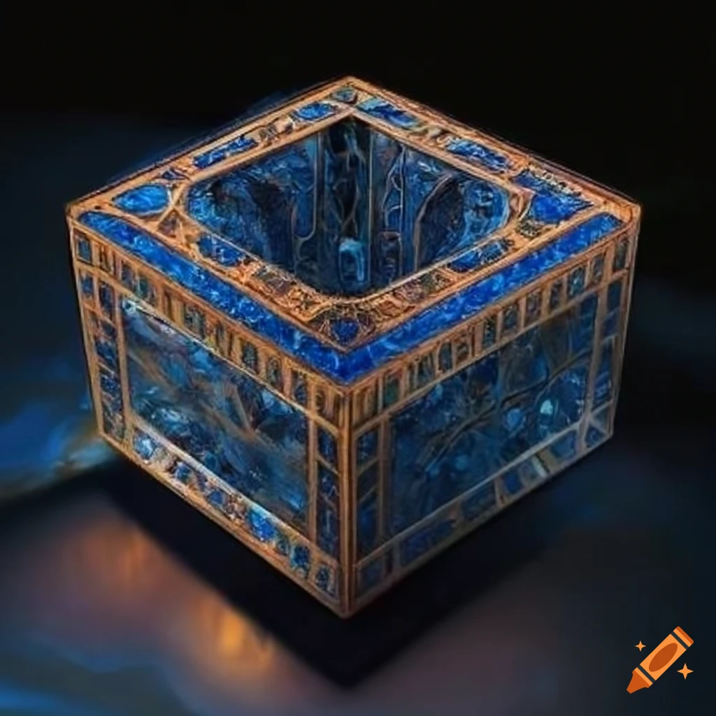 Babylonian pentagonal obsidian palace