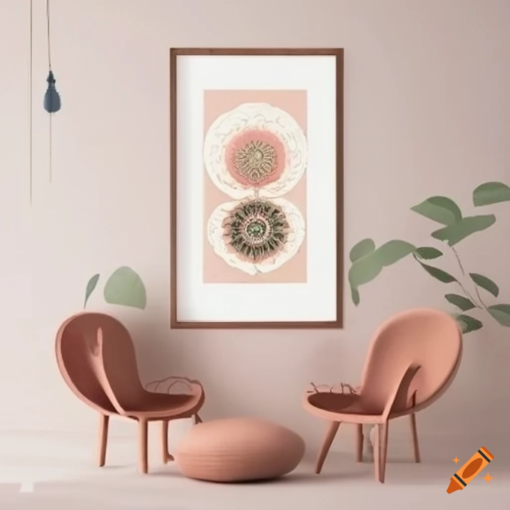 Design a boho nursery print that showcases a serene mandala or a ...