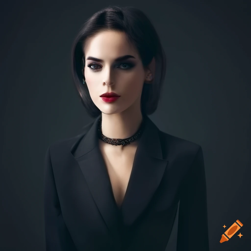 Classy elegant young woman dark haired with green eyes classy elegant ...