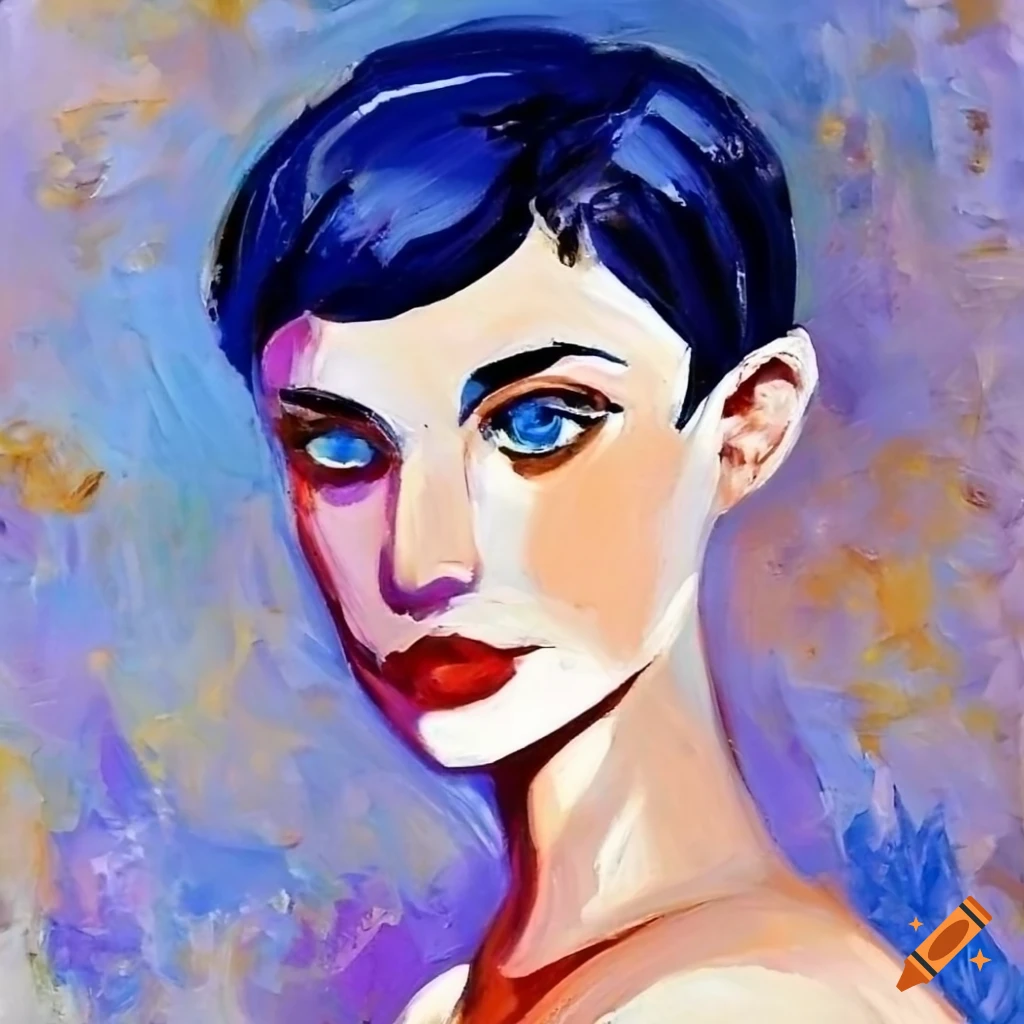 Self Portrait With Cropped Hair