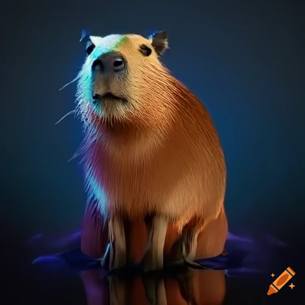 Capybara and some element that has to do with ai