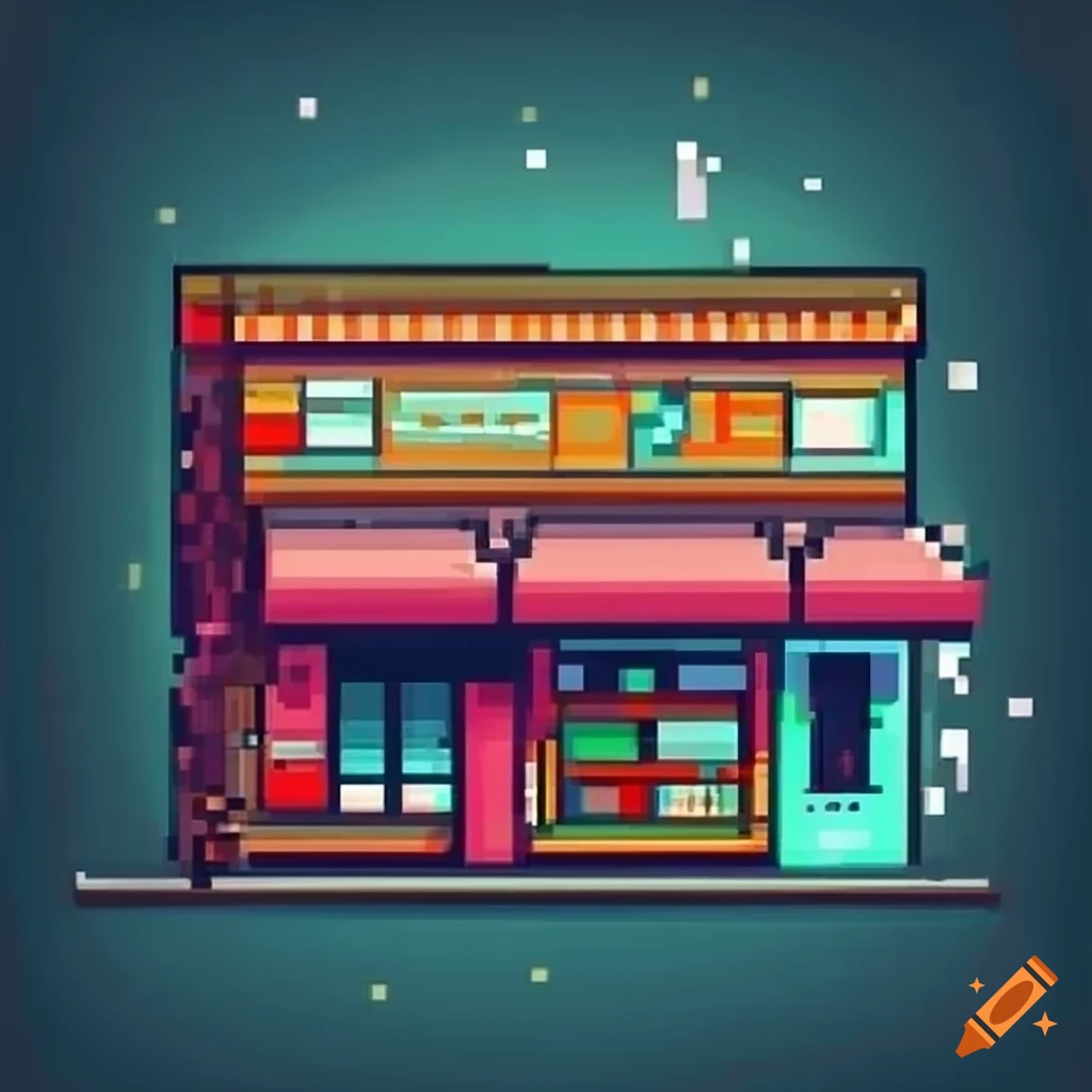 Trade shop 8 bit style