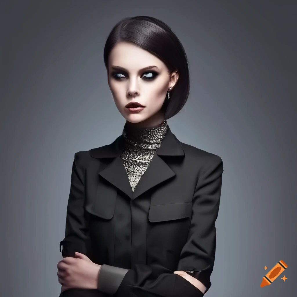 Classy elegant young woman dark haired with green eyes classy elegant ...