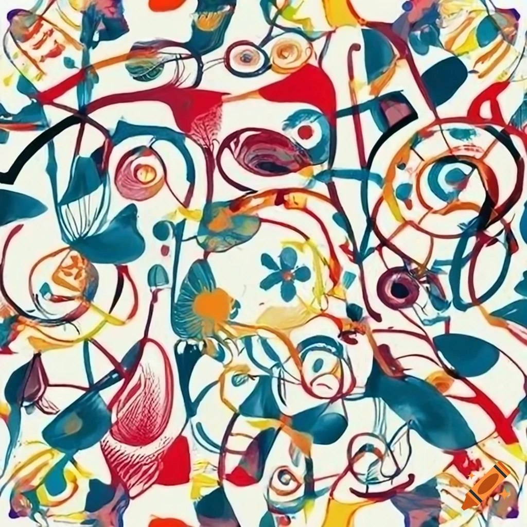 Modern art pattern