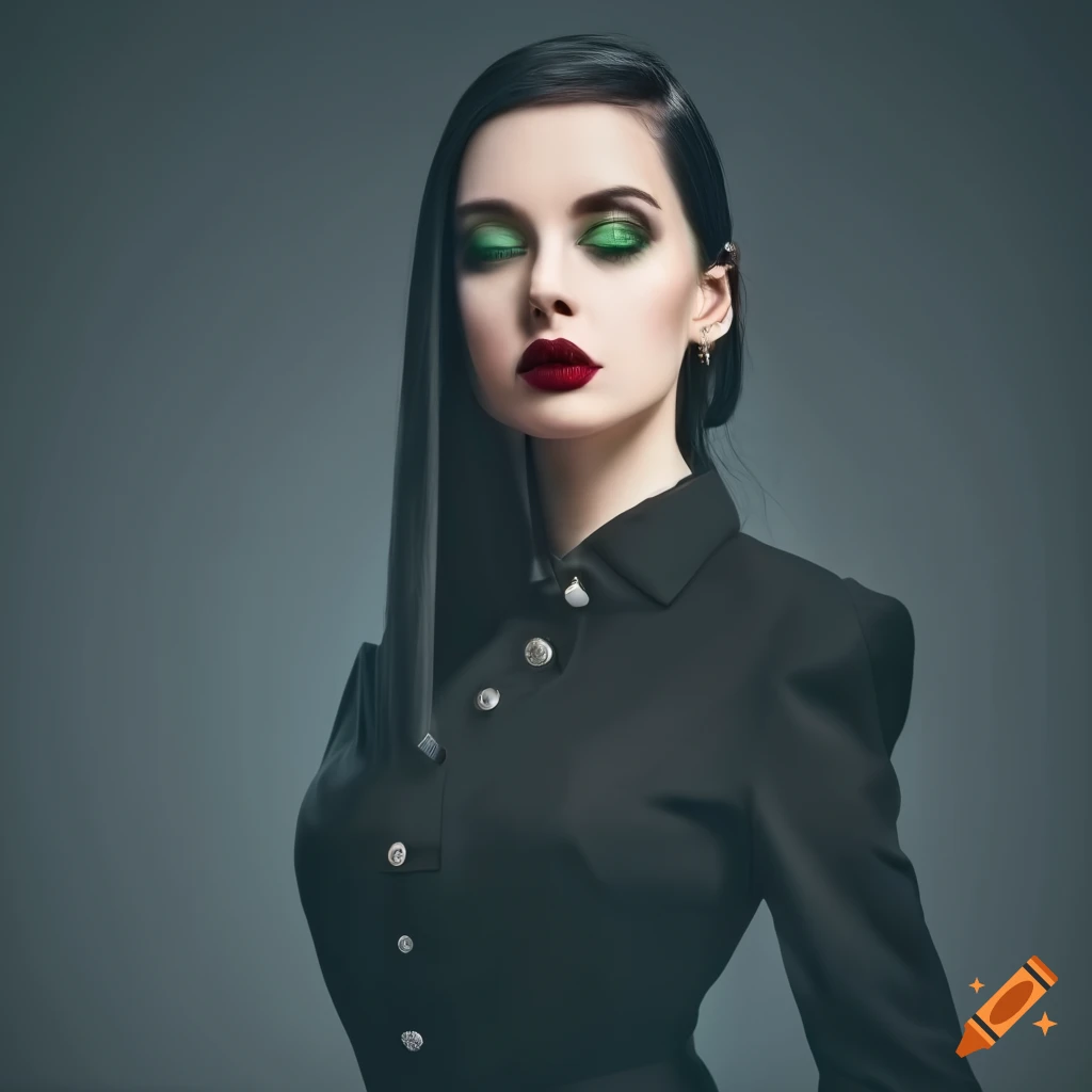 Classy elegant young woman dark haired with green eyes classy elegant ...