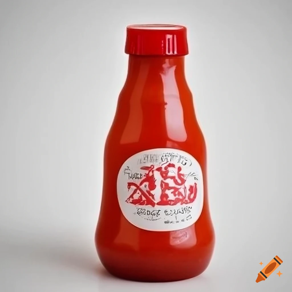Ketchup-bottle color full-size on Craiyon