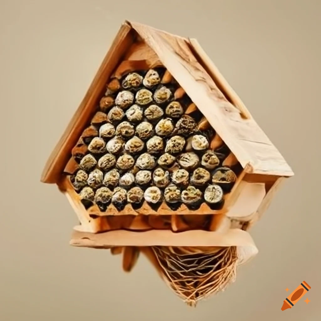 Bee hotel on Craiyon