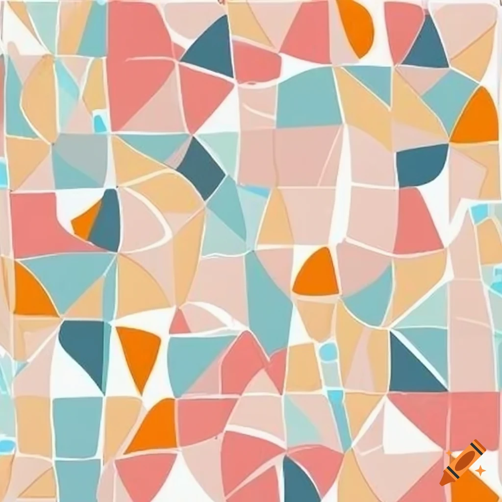 Clean modern art pattern