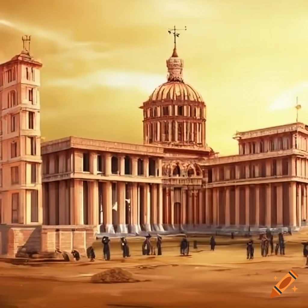 Roman modern military building