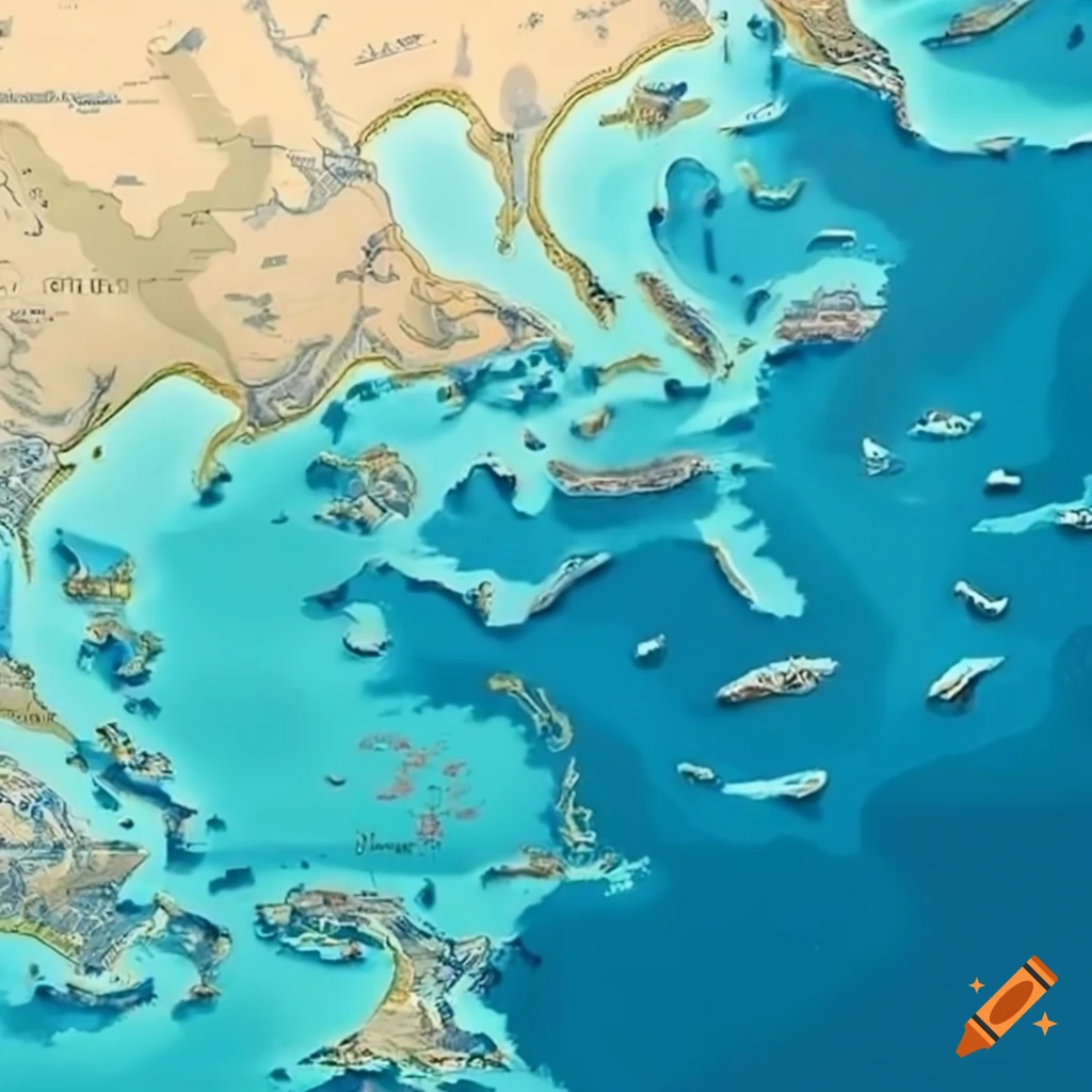 Sea map