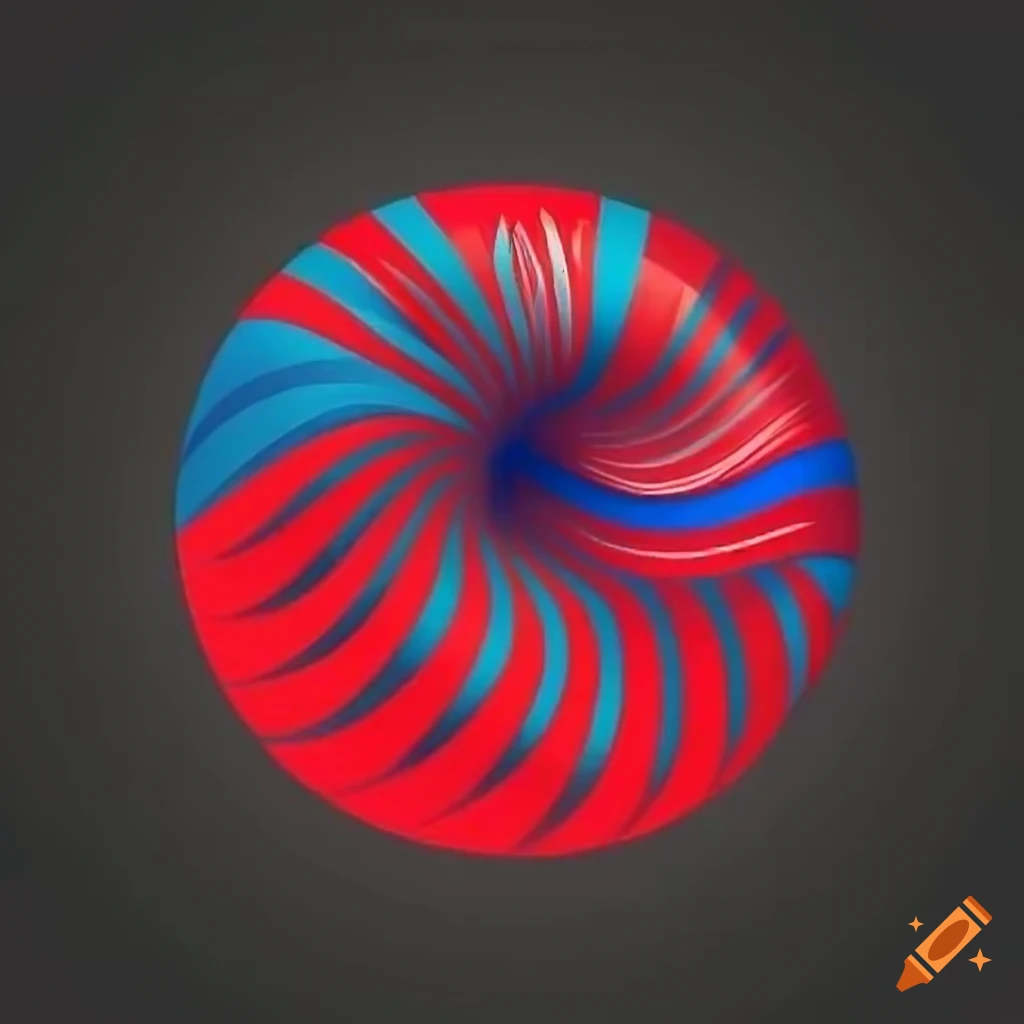 Vibrant red horizontal stripes