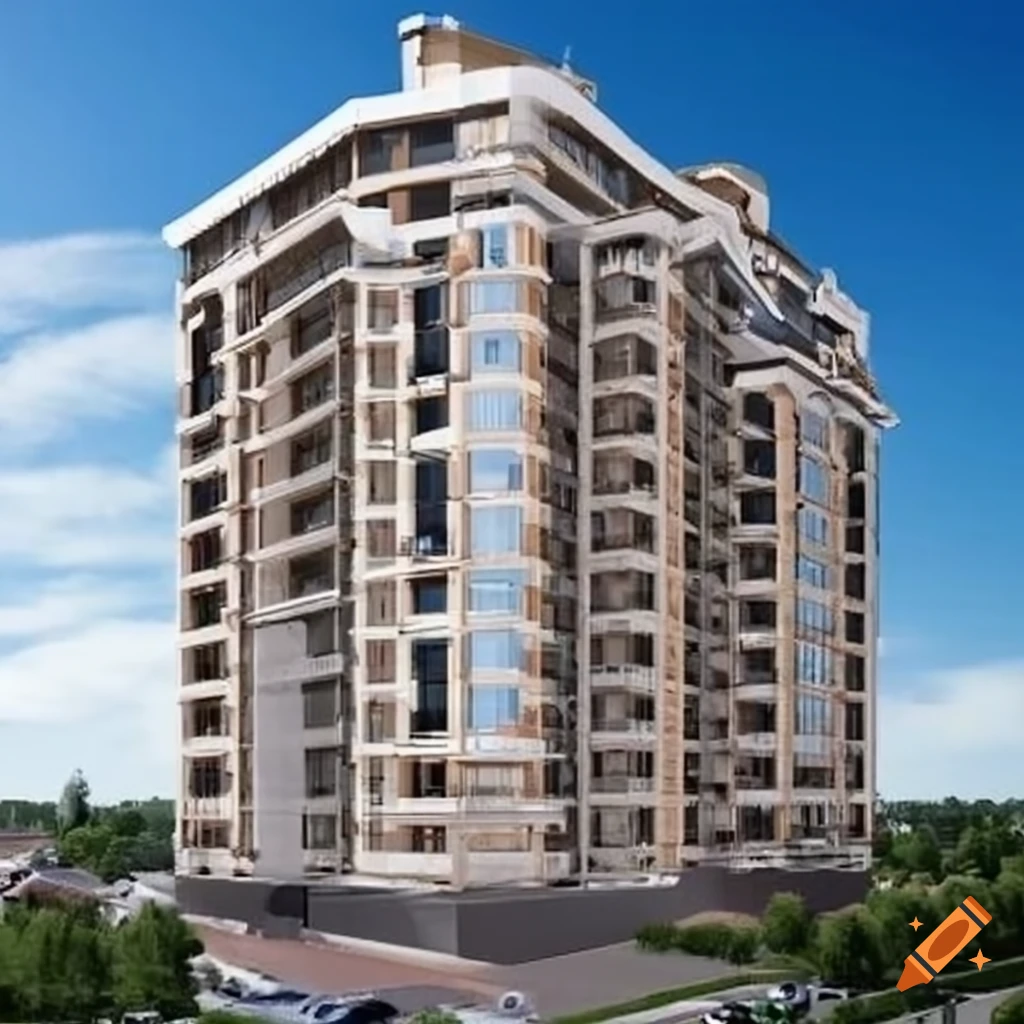 Luxury turkish residential building complex