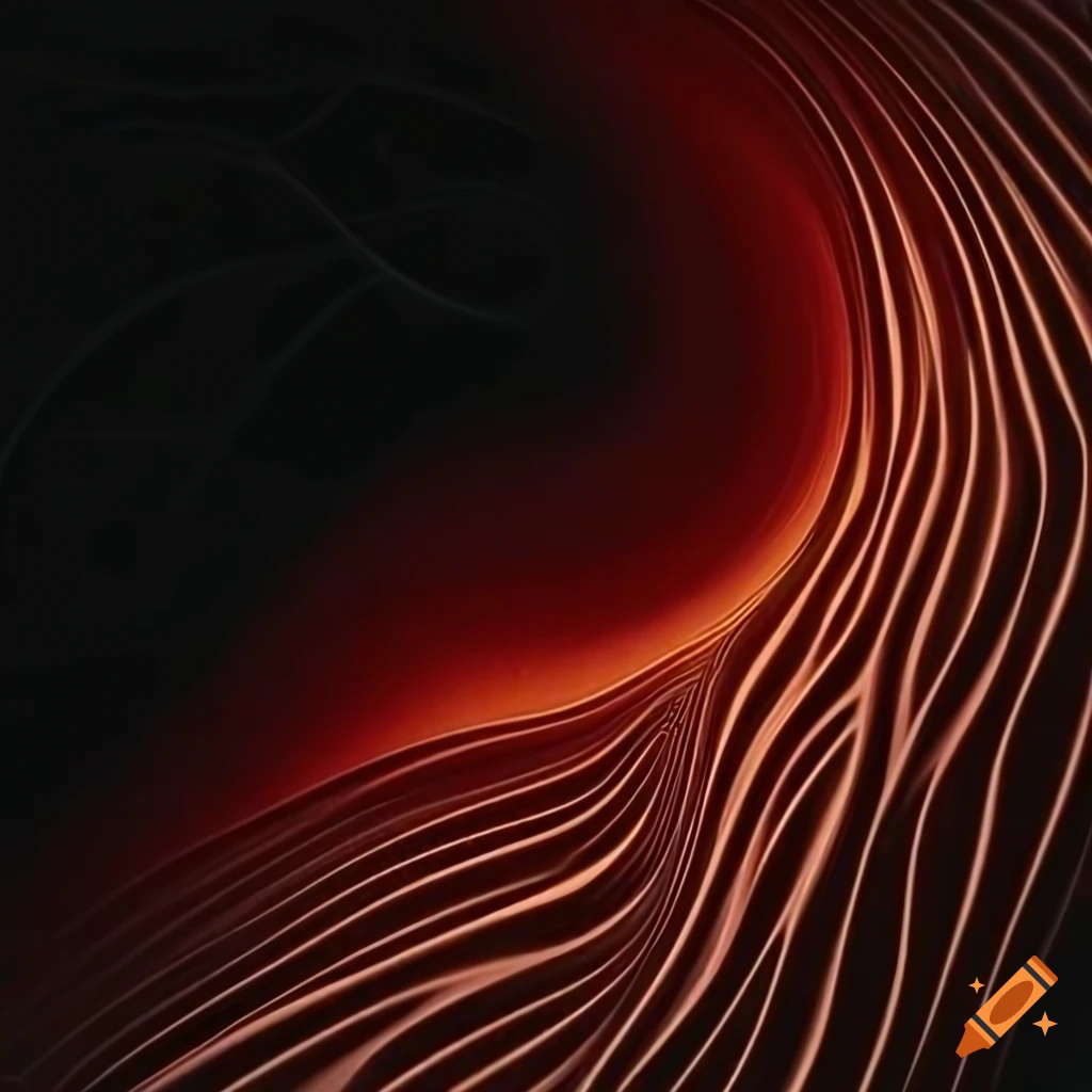 Abstract wavy design on Craiyon