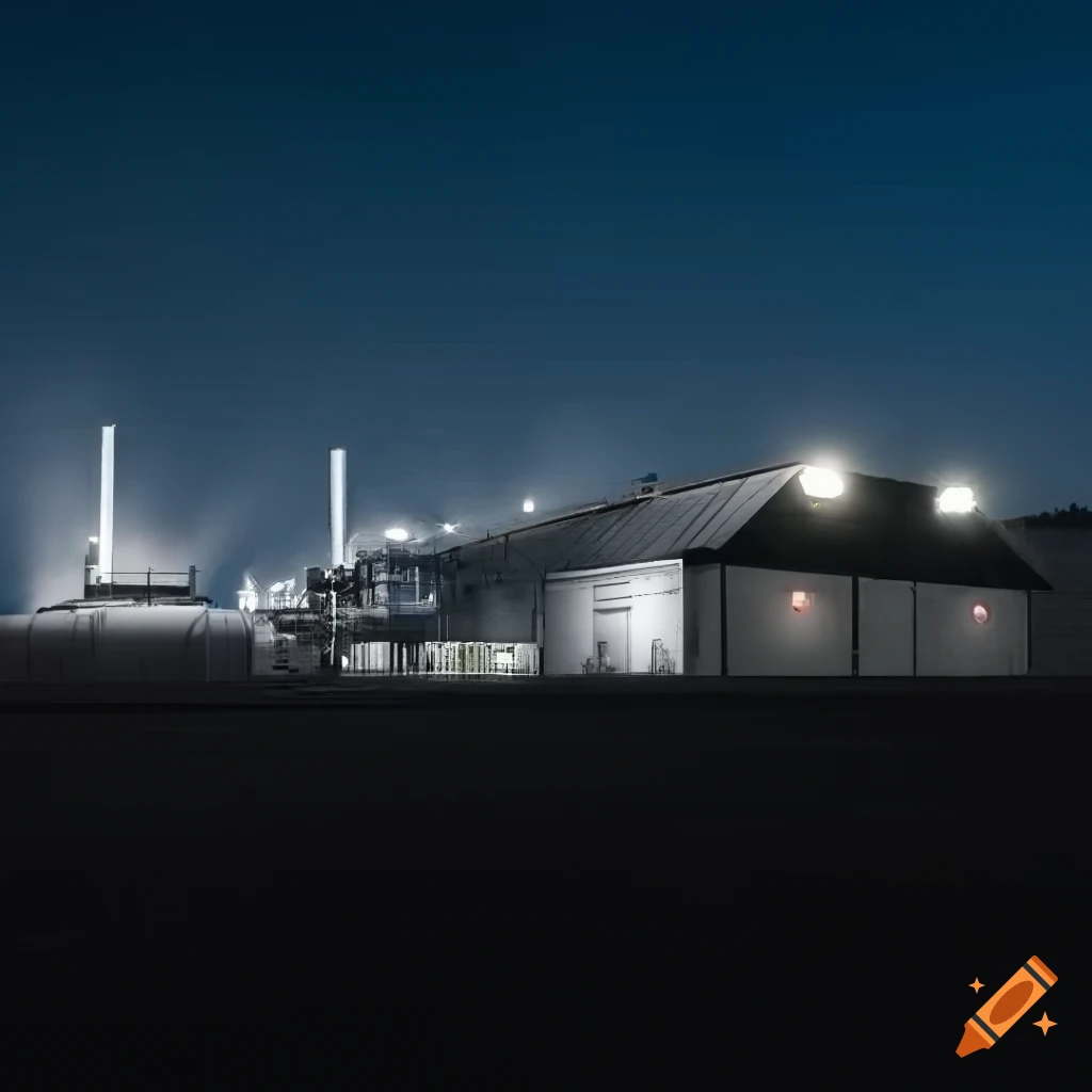 Outside of factory, photorealistic, ultra realistic, ultra intricate ...