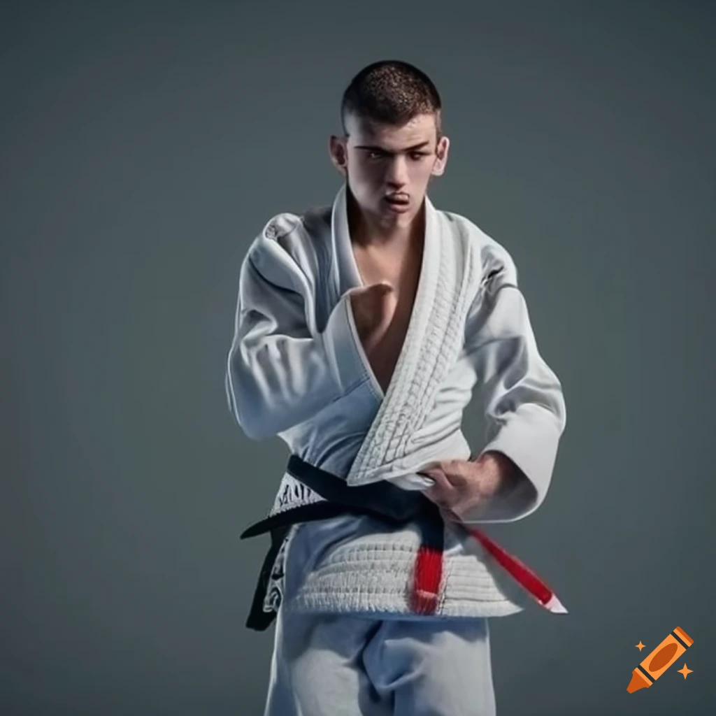 Small white jiu-jitsu guy with o on his gi