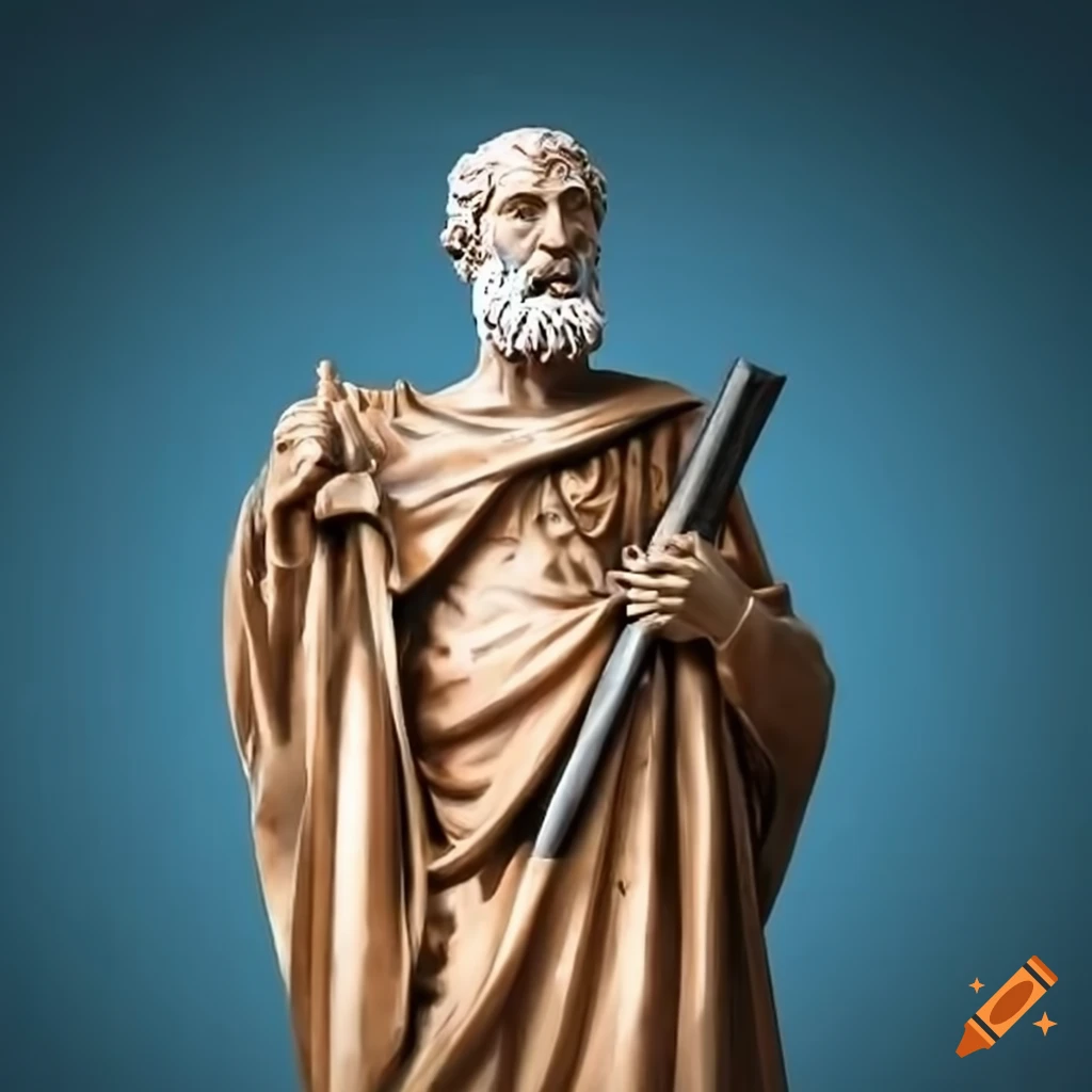 Statue of paul the apostle on Craiyon